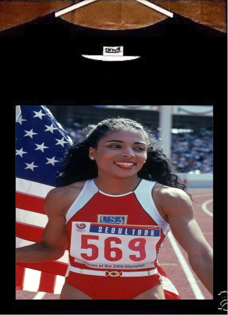Flo Jo T Shirt; Florence Griffith Joyner Tee Shirt – PrintsByCassandra